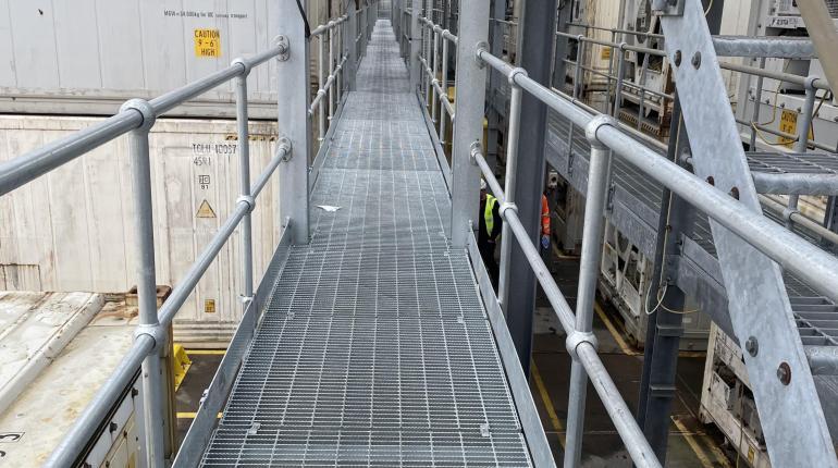 D&B Reefer Gantry Extension, Port of Southampton | Sienna Construction